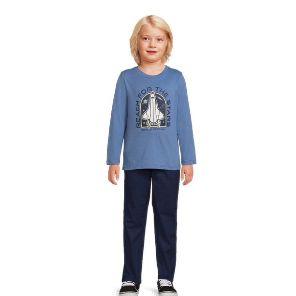 Garanimals | Matching Sets | 365 Kids Boys Long Sleeve Space Tee And ...